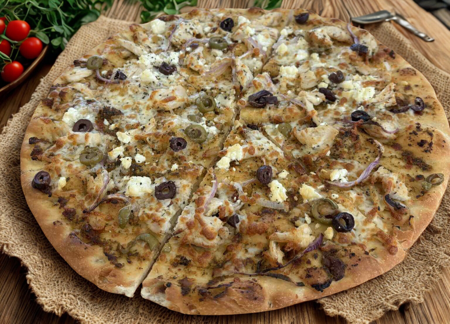 Pizza Grecque – Gourmet Glacé